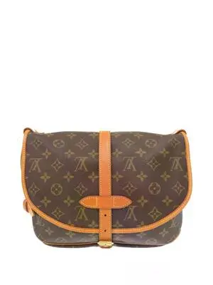 LOUIS VUITTON 1994 Monogram Saumur 30 Crossbody Bag