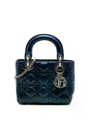 Dior 2014 Mini Lady Satchel - Blue