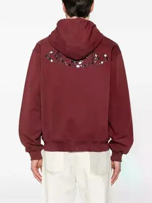 Casablanca Logo-patch Zip Hoodie