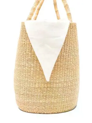 Muuñ Maxi Echo Woven Straw Tote