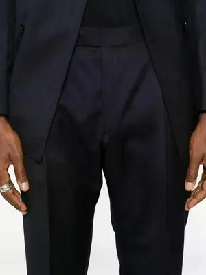 Caruso Double-breasted Suit - Blue