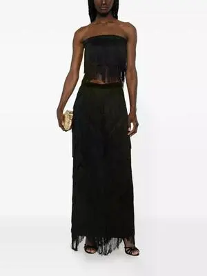 BLESS Fringed Tiered Top