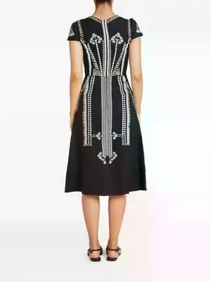 TEMPERLEY LONDON Avalon Embroidered Linen Dress