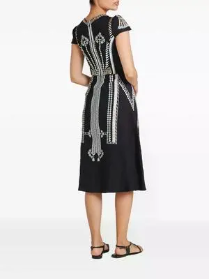 TEMPERLEY LONDON Avalon Embroidered Linen Dress