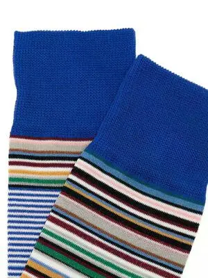 Paul Smith Mismatched Striped Socks