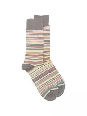 Paul Smith Spring Signature Patterned Socks - Grey
