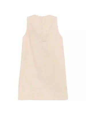 SEMICOUTURE Sleeveless Mini Dress - Neutrals