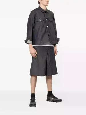 Comme Des Garçons Long-sleeve Denim Jacket - Blue