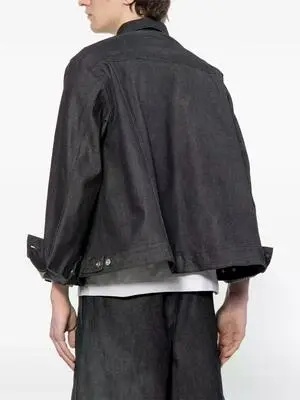 Comme Des Garçons Long-sleeve Denim Jacket - Blue