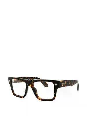 Off-White Square-frame Glasses - Brown
