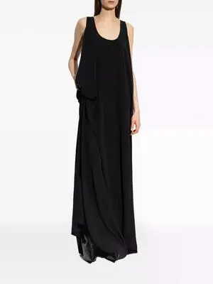 Rick Owens Draped Sleeveless Maxi Dress