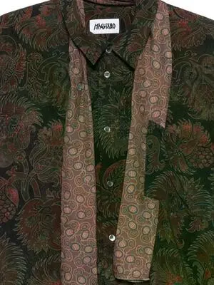 MAGLIANO Liquid Penna Long-sleeve Shirt - Green