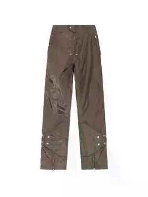 Rick Owens Press-stud-detail Trousers - Brown