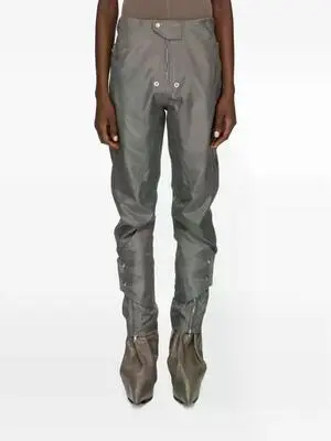 Rick Owens Press-stud-detail Trousers - Brown