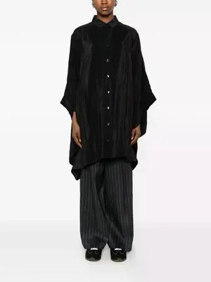 Soh Asymmetric Satin Shirt