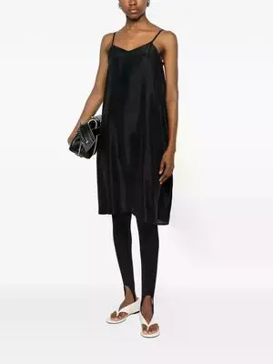A TENTATIVE ATELIER Satin-finish A-line Dress