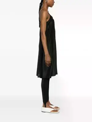 A TENTATIVE ATELIER Satin-finish A-line Dress