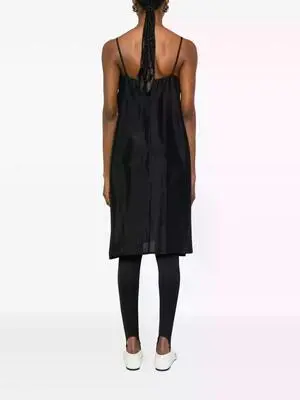 A TENTATIVE ATELIER Satin-finish A-line Dress