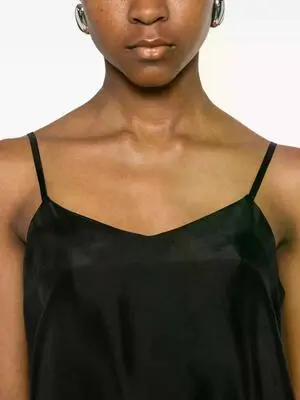 A TENTATIVE ATELIER Satin-finish A-line Dress