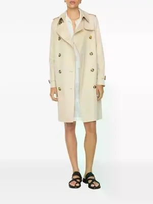 Burberry Mid-length Tropical Gabardine Kensington Trench Coat