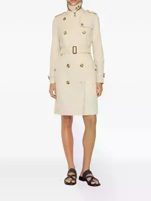 Burberry Mid-length Tropical Gabardine Kensington Trench Coat