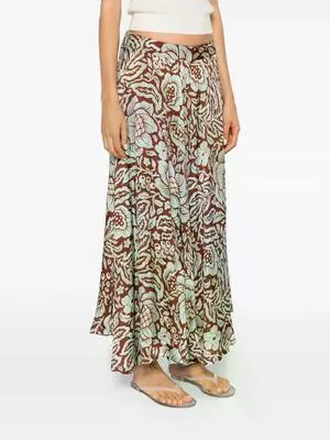 Dixie Floral-print Wide Leg Trousers