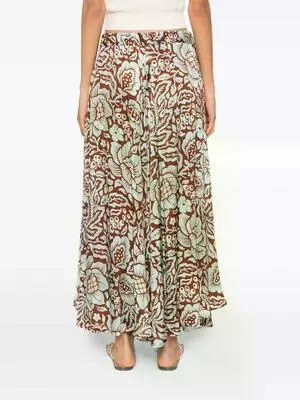 Dixie Floral-print Wide Leg Trousers