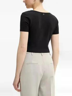 Guess Evelina Square-neck Blouse - Black