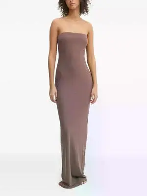 Guess Strapless Maxi Dress - Brown