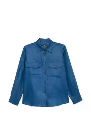 Max Mara Pomposa Button-up Shirt - Blue