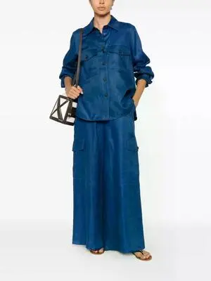 Max Mara Pomposa Button-up Shirt - Blue