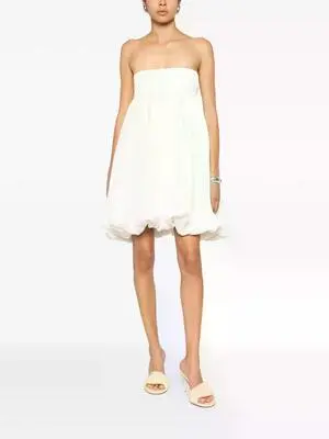 ROTATE BY BIRGER CHRISTENSEN Spaghetti Strap Bubble Hem Mini Dress