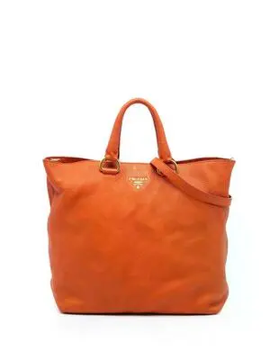 Prada Vitello Daino Open Convertible Tote Satchel 2013-2015