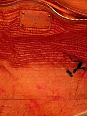 Prada Vitello Daino Open Convertible Tote Satchel 2013-2015