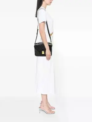 LOUIS VUITTON 2018 Monogram Empreinte Pochette Metis Satchel - Black