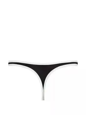 Karl Lagerfeld Logo-patch Contrast-trim Thong