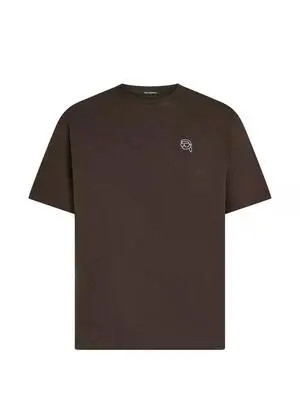 Karl Lagerfeld Logo-print T-shirt - Brown