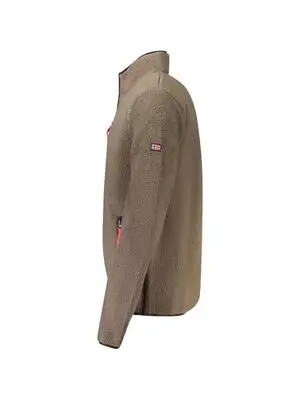 NORWAY 1963 Fleece Mock-neck Zip Sweatshirt
