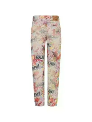 Martine Rose Printed Five-pocket Jeans