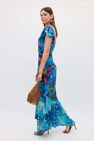 Rixo Ordinia Jessica Bouquet Gown
