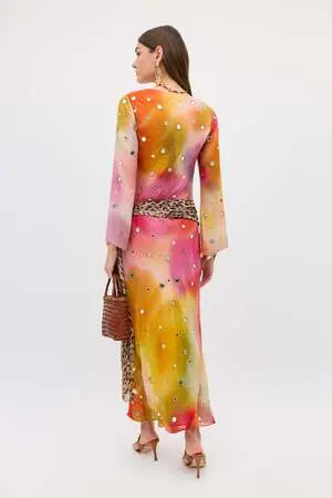 Rixo Noraya Long Sleeve Dress