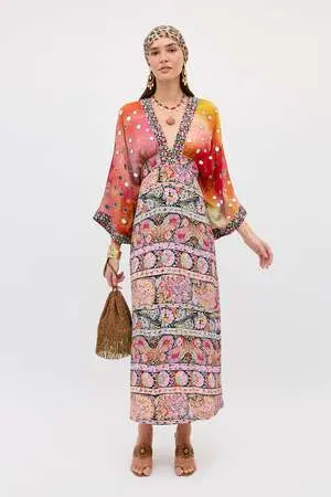 Rixo Flori Cara Swift Mix Dress