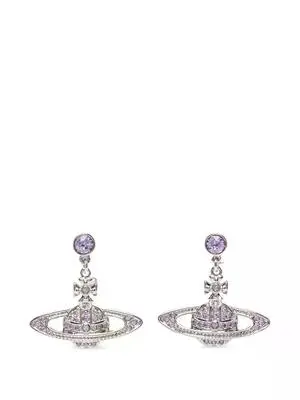 VIVIENNE WESTWOOD Mini Bas Relief Drop Earrings - Silver
