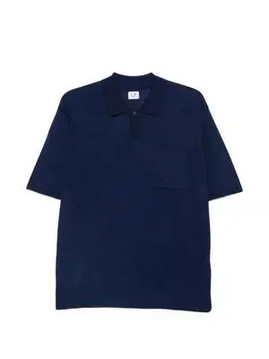 C.P. COMPANY Cotton Polo Shirt - Blue