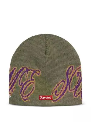 Supreme Cursive Beanie - Green
