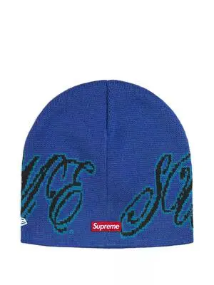 Supreme Cursive Beanie - Blue