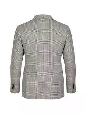 SARTORIO NAPOLI Prince Of Wales Sport Blazer - Brown