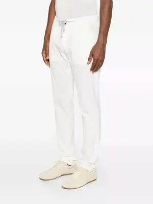 Eleventy Drawstring-waist Trousers - White