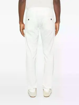 Eleventy Drawstring-waist Trousers - White