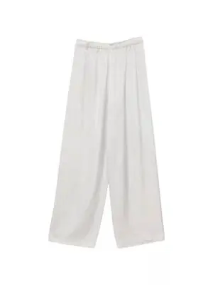 Emporio Armani Striped Drawstring Trousers